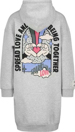Sublevel Hoodie Sublevel Sweatkleid Kapuzenpullover Oversize Lange Kapuzenpullover
