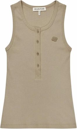 Munthe Femme, Tops, Vert, Taille: 42 FR Haut sans manches