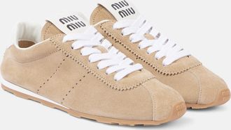 Miu Miu Sneakers Plume aus Veloursleder