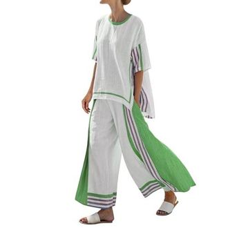 Generic Ensemble de surv&ecirc;tement 2 pi&egrave;ces pour femme - Tenue quotidienne - Sweatshirt et pantalon - D&eacute;contract&eacute; - Haut &agrave; manches longues - Pantalon tendance - 