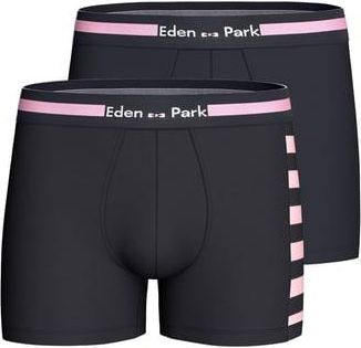 Eden Park Lot de 2 boxers en jersey de coton stretch