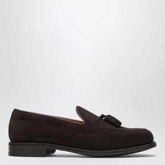 Berwick 1707 Braune Mokassins aus Wildleder mit Quasten