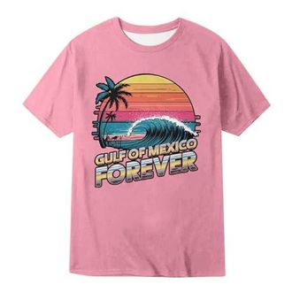 Generic T-shirt pour homme Gu Lf du Mexique pour toujours hommes, Rose, 3XL