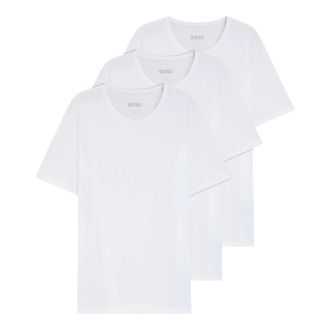 HUGO BOSS TShirt RN 3P Classic - - Tops - Herren - Wei&szlig; - XL