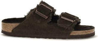 Birkenstock Shearling Sandals - Brown