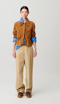 Claudie Pierlot Wildlederjacke