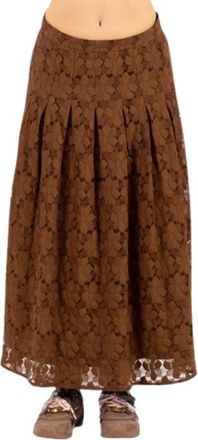 Max Mara Femme, Jupes, Brun, Taille: 40 FR Maxi Skirt