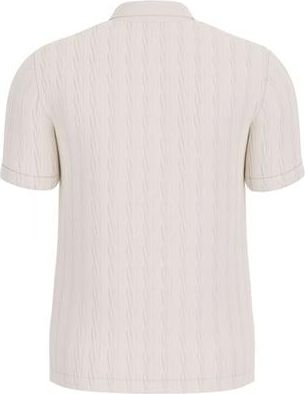 Guess Polo manches courtes en coton m&eacute;lang&eacute;