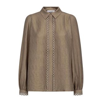 Co'Couture Damen, Blusen & Hemden, Braun, SGr&ouml;&szlig;e