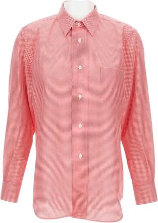 Comme Des Gar&ccedil;ons Femme, Blouses et Chemises, Rouge, Taille: 40 FR Chemise &agrave; Carreaux &agrave; Manches Longues