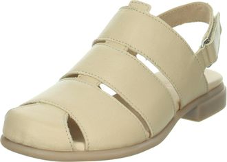 Think Damen KAMAA Lederfutter Sandale, Panna 4000, 37 EU