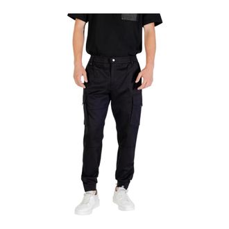 Antony Morato Schwarze ma&szlig;geschneiderte Hose mit Rei&szlig;verschluss - - Trousers - Herren - Schwarzk - XS