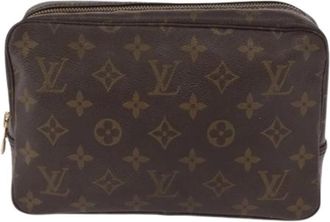 Louis Vuitton unisex, Pre-owned, Brun, Taille: ONE Size Pochette en toile Pre-owned