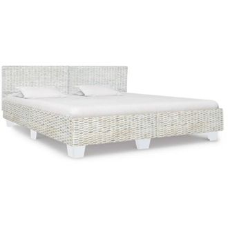 vidaXL Vidaxl - Grey Giro Giro en rotin naturel 180x200 cm avec conception vintage et &eacute;l&eacute;gante