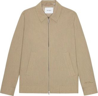 Les Deux Homme, Vestes, Beige, Taille: XS Como Coach Mini Jacket