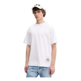 Fiorucci Homme, Tops, Blanc, Taille: XL T-Chemises