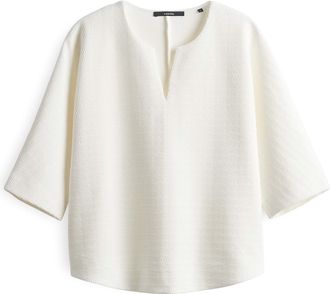 someday Damen Sweatshirt | Sweatshirt UWILLOW Oversize Fit mit strukturierter Oberfläche Milk, 38