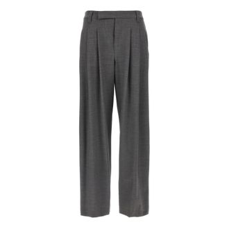 Brunello Cucinelli Damen, Hosen, Grau, MGr&ouml;&szlig;e