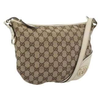Gucci Sac bandouli&egrave;re doccasion - Femme - Pre-owned - Beige - Taille: ONE Size