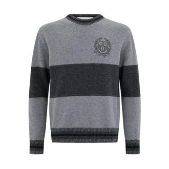 Iceberg Rundhals-Pullover - - Knitwear - Herren - Grau - XL