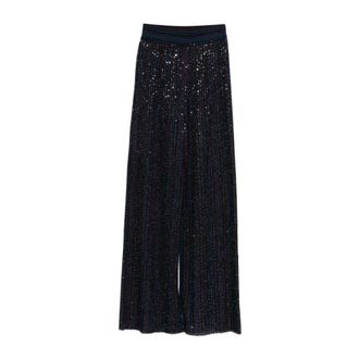 Missoni Weite Jersey-Hose mit Streifen - - Trousers - Damen - Blau - S