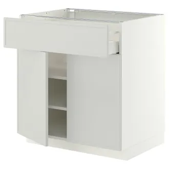 IKEA METOD / MAXIMERA Unterschr m Schub/2 T&uuml;ren