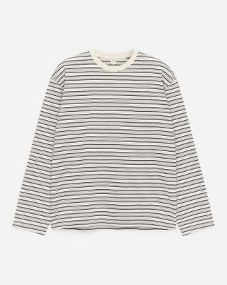 Arket Lockeres Langarmshirt -Schwarz