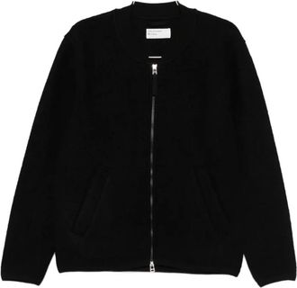 Universal Works Homme, Vestes, Noir, Taille: S Zip Bomber Jacket