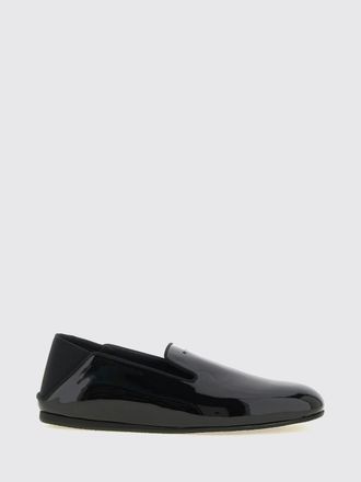 Giuseppe Zanotti Mocassins de soir&eacute;e en satin et cuir verni avec strass