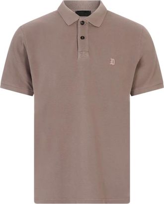 Dondup Homme, Tops, Brun, Taille: 2XL Polo en Piqu&eacute; Coupe Classique