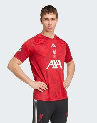 adidas adidas Performance - Liverpool FC 26/27 - Maillot de pr&eacute;-match - Bordeaux/rouge vif-Marron