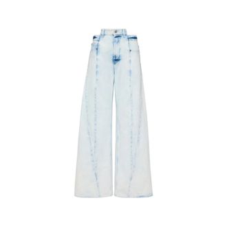 Maison Margiela Spliced Denim-Hose - - Jeans - Damen - Blau - W26
