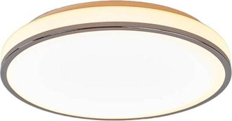 Lindby Deckenlampe Lyss aus Glas für Badezimmer von Lindby