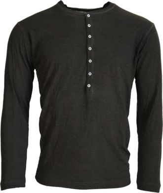 Dsquared2 Langarm-Henley-Shirt Tsh3535
