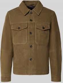 Selected Regular Fit Lederjacke aus echtem Ziegenleder Modell THOM