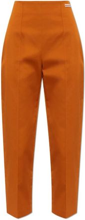 Marni Femme, Pantalons, Orange, Taille: 36 FR Pantalon Jambe Droite