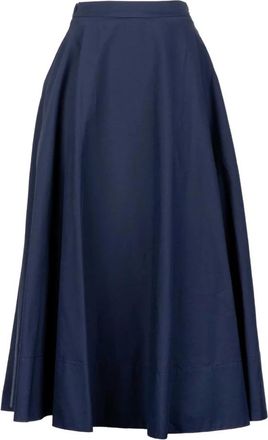 Cruna Femme, Jupes, Bleu, Taille: 38 FR Sherise A-Line Midi Skirt