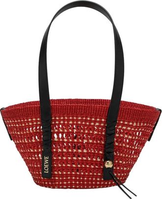Loewe Femme, Sacs, Rouge, Taille: ONE Size Tote Bags