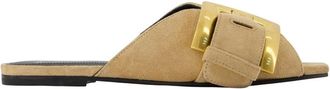 Balmain Femme, Chaussures, Brun, Taille: 37 EU Anthem Mules
