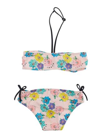 Marni Girls Bikini Swimsuit Pink Polyester Swimsuits Sea Clothing
