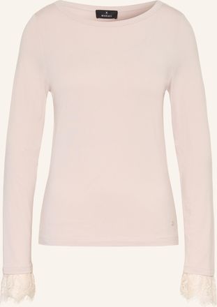 Monari Monari Longsleeve Mit Spitze rosa