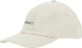 Jacquemus Homme, Accessoires, Blanc, Taille: 58 CM La Casquette Gadjo