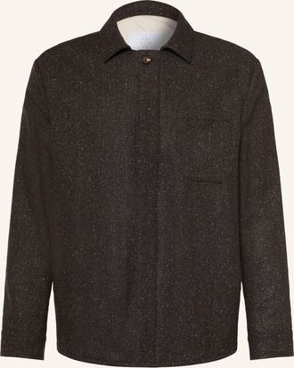 Eleventy Eleventy Overjacket Aus Tweed braun
