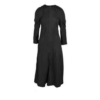 Jil Sander Seidenmix-Maxikleid - - Dresses - Damen - Schwarzk - M