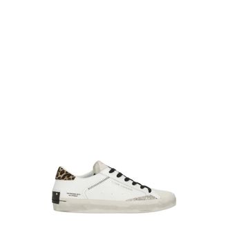 Crime London Femme, Chaussures, Blanc, Taille: 37 EU Distressed Baskets