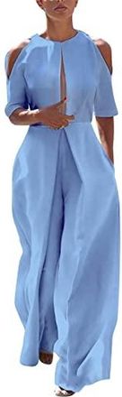 Generic Tailleur Pantalon Femme Chic pour Mariage Grande Taille Enceinte Tenue a Lingerie Violette Fleurs Piece Souple Brillante Couture Mer Zebre Capuche Ray