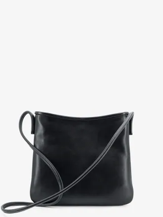Manu Atelier Womens Crossbody Bag Fid&egrave;le Black Leather Shoulder