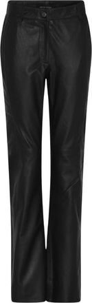 Bruuns Bazaar SoftiBBLiara Lederhose - - Trousers - Damen - Schwarzk - L