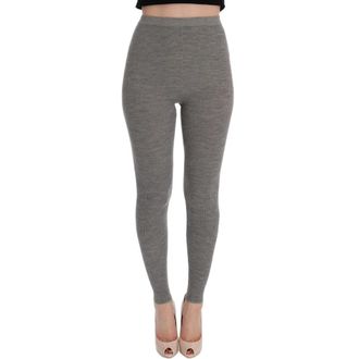 Dolce & Gabbana High Waist Stretch Tights - - Trousers - Damen - Grau - S