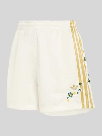 adidas Originals Trainingsshorts mit Blumen-Applikation